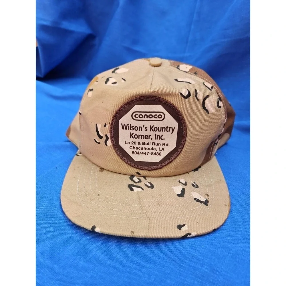 RCC | Accessories | Vintage 9s Chacahoula Louisiana Hat Conoco Gas ...